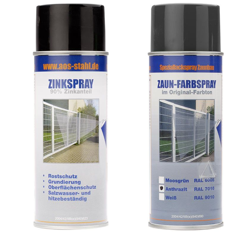 Set Zink / Farbspray | moosgrün | ZKLSETB